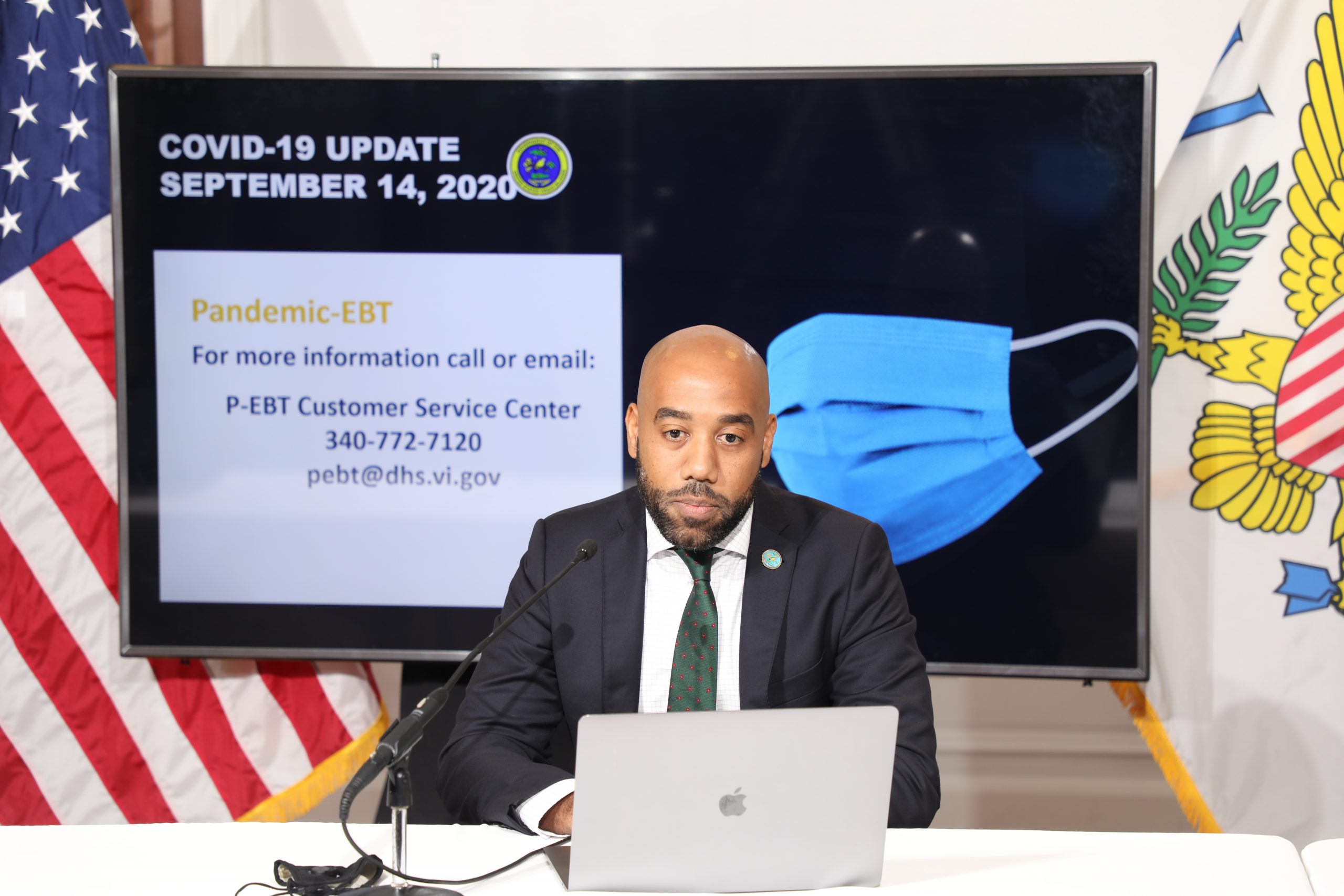 Communications Director Reminds VI Families about P-EBT Program