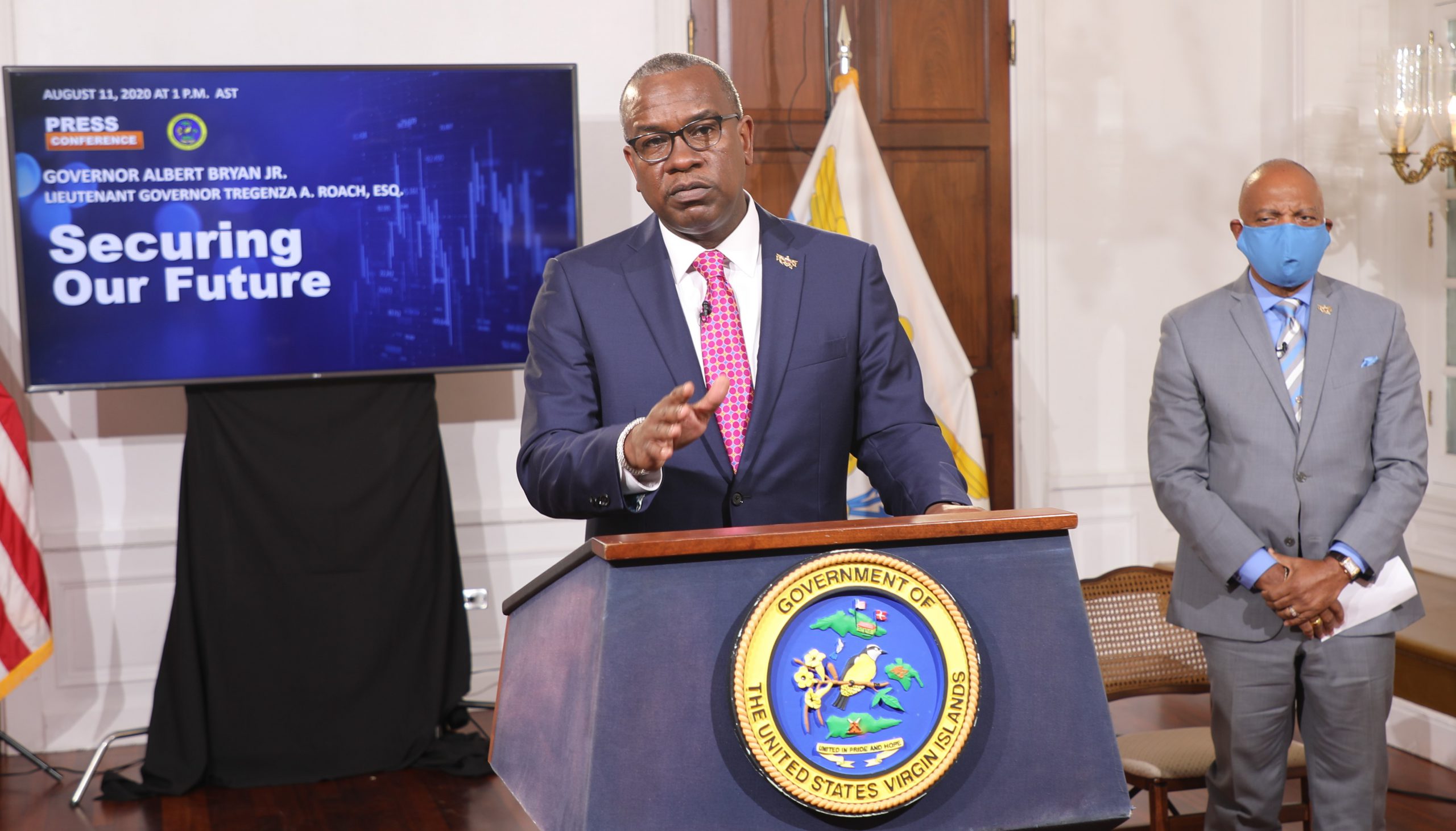 Bryan/Roach Administration Outlines COVID-19's Economic Impact on USVI