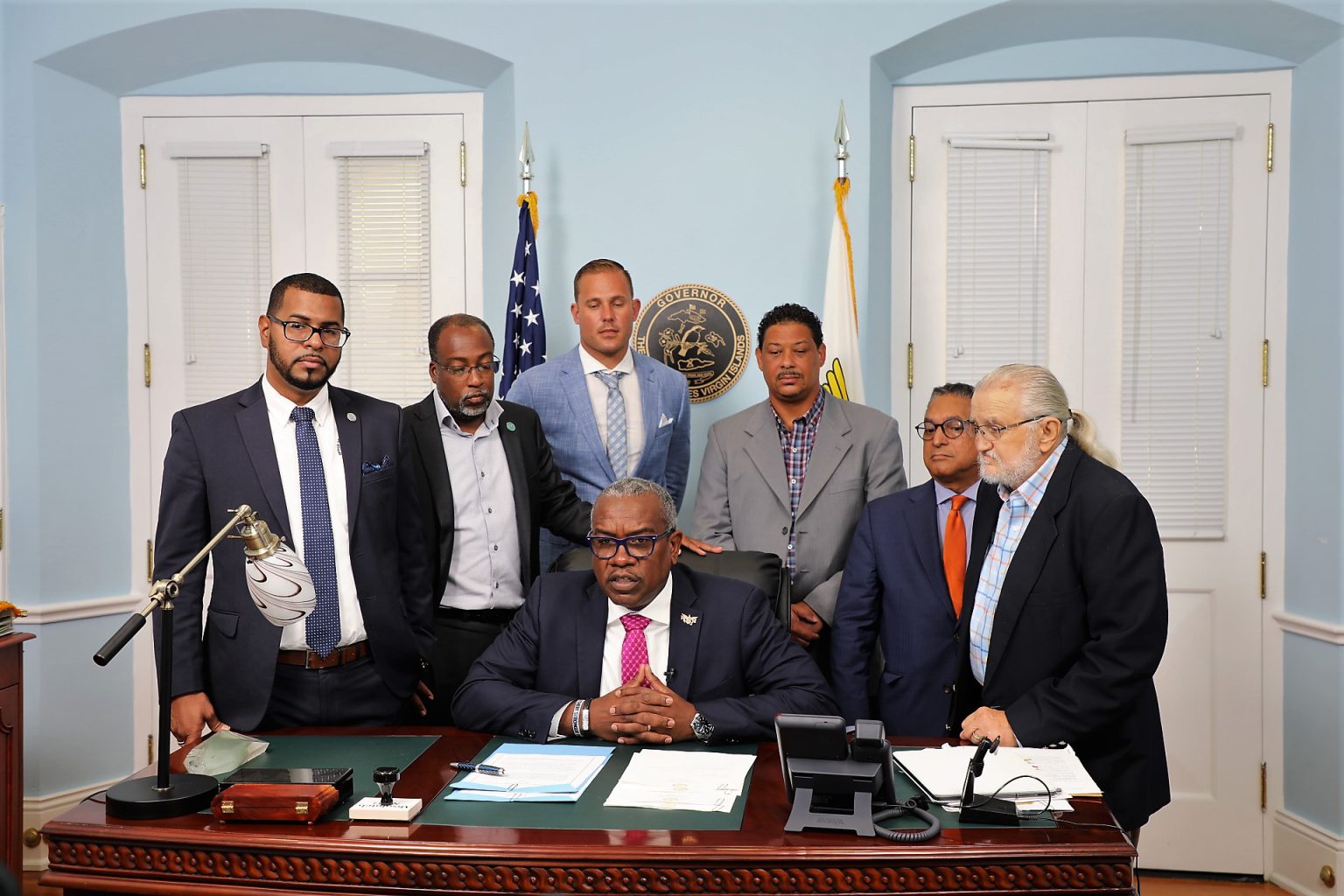 Governor Bryan Signs Legislation Creating Territorial Park System ...