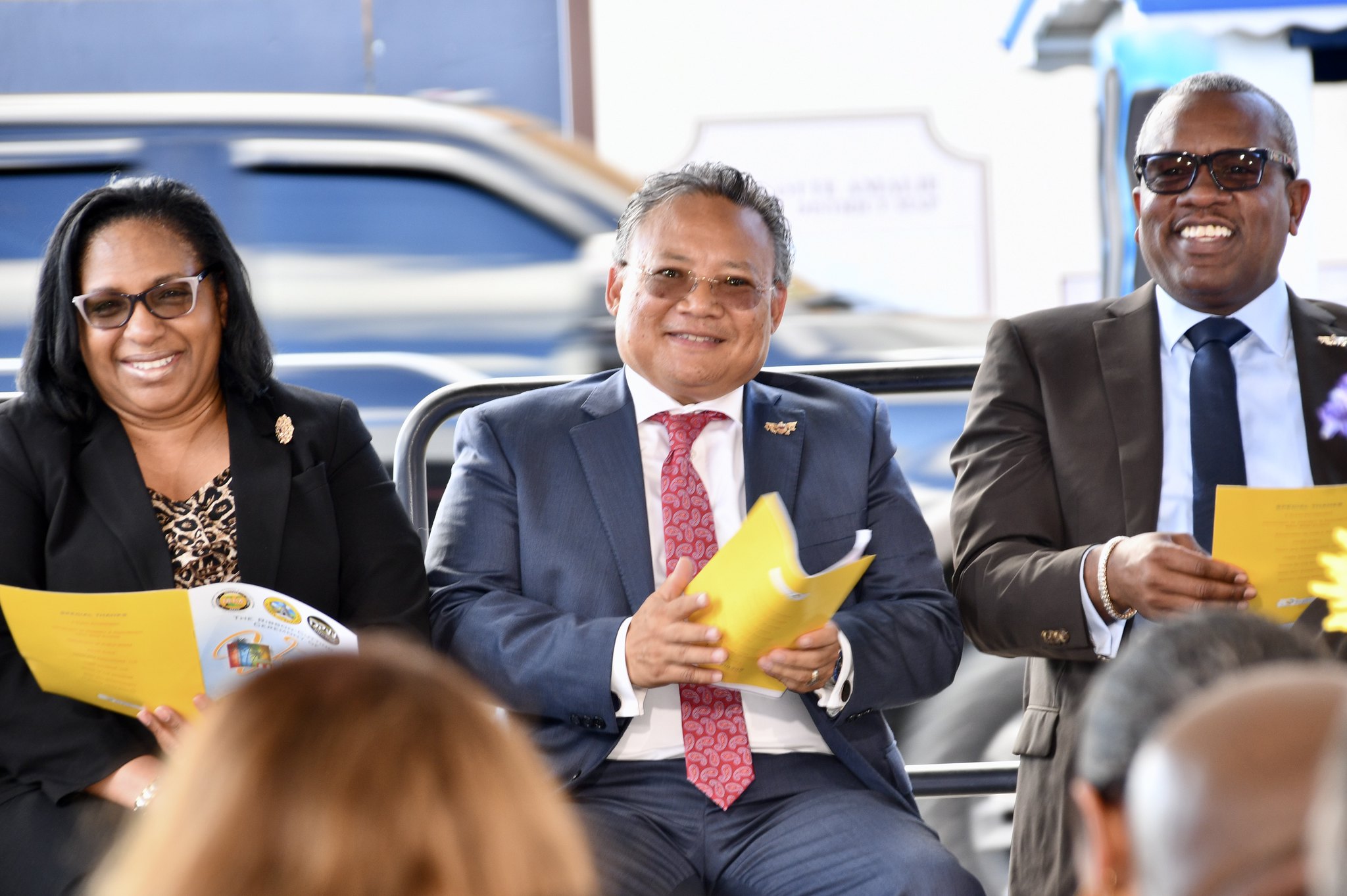 Governor Bryan Hails New Vendors Plaza, Restrooms as Another Major Step ...