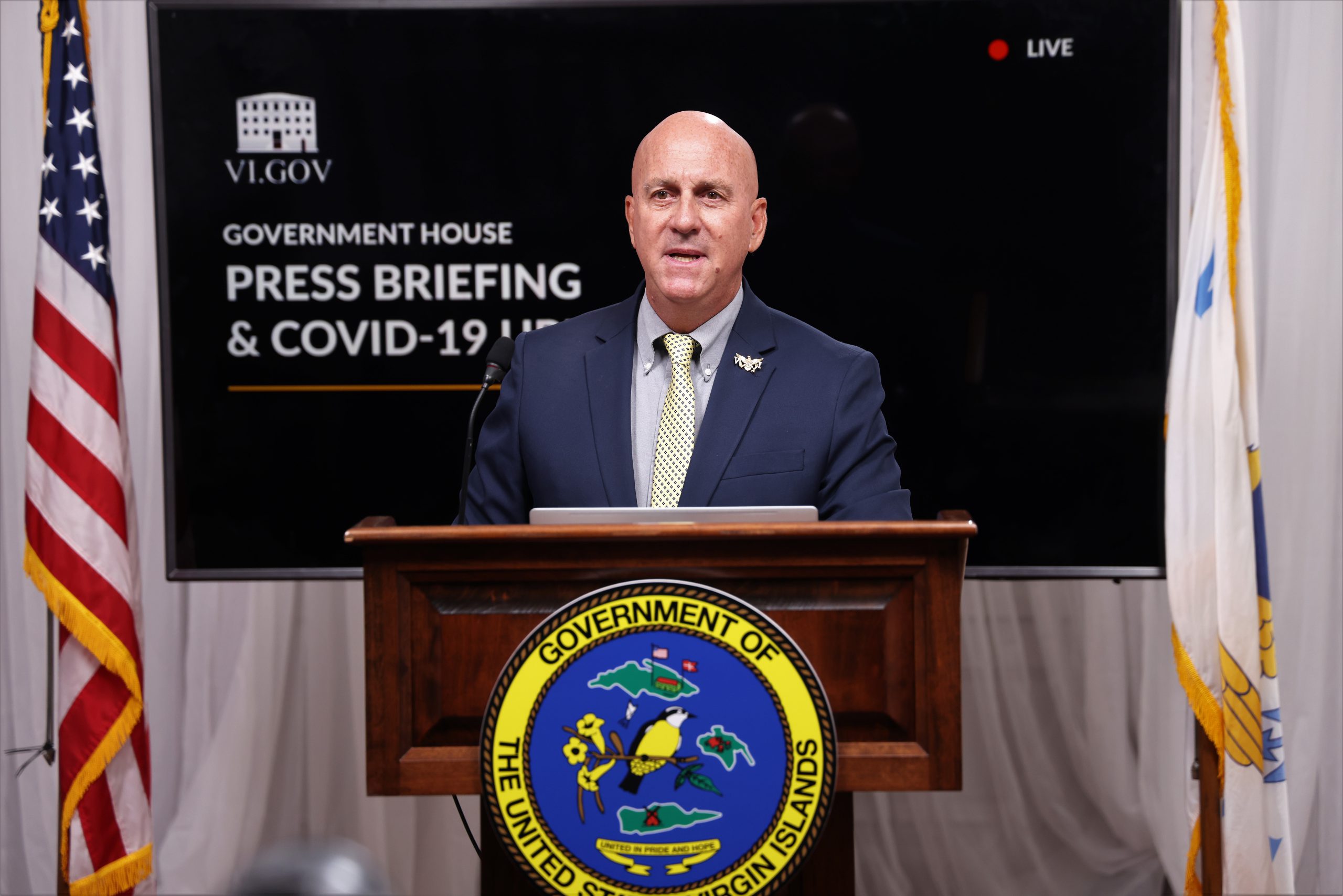 Government House Briefing Features VITEMA Update - Government of the ...