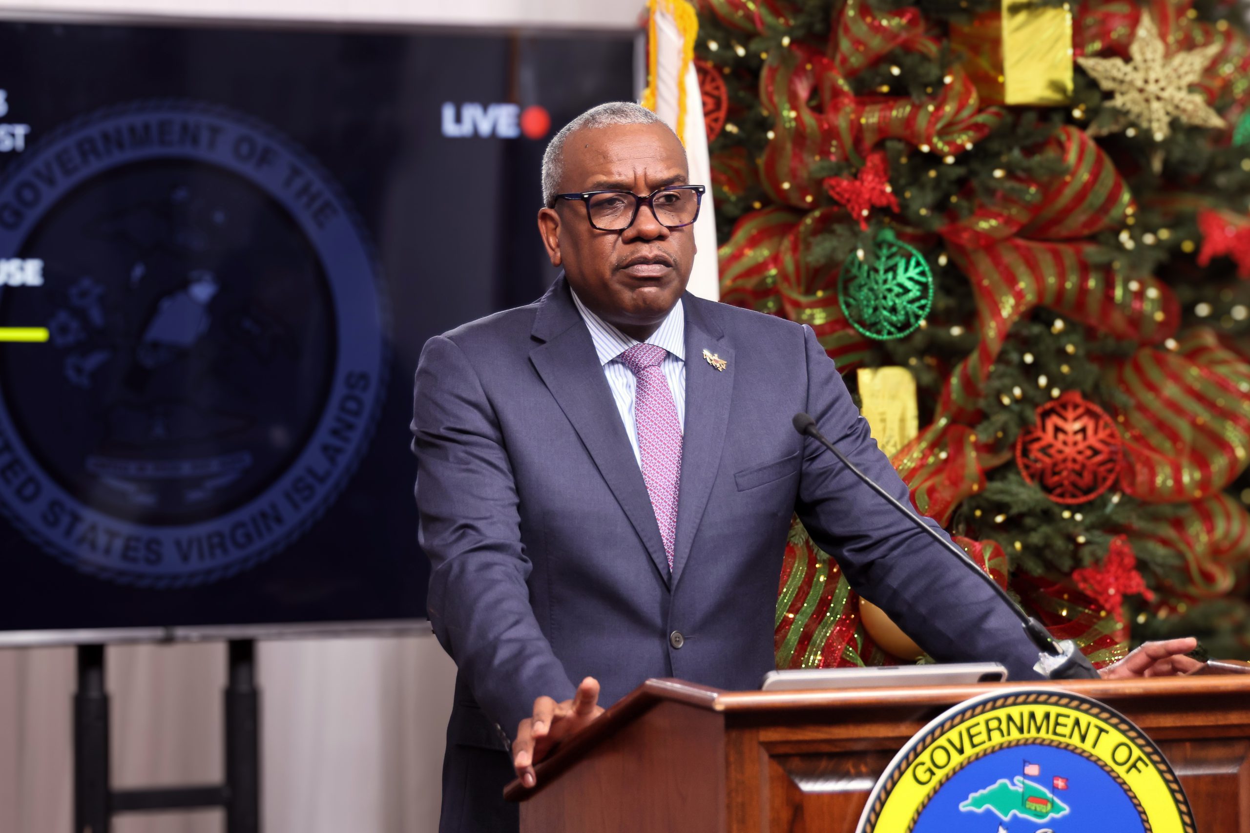 Governor Bryan Ushers in Holiday Season, Provides St. Croix Water ...
