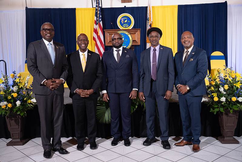 Finance Commissioner Kevin McCurdy and Agriculture Commissioner Dr ...